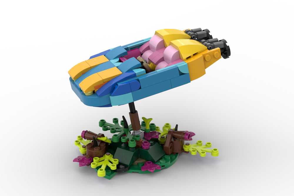 LEGO MOC MD005 - Flying speeder by MejoliDesign | Rebrickable - Build ...