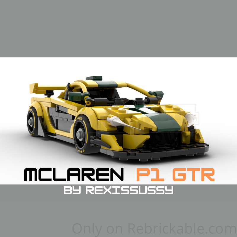 LEGO MOC-244269 McLaren P1 GTR by Rexissussy | Rebrickable - Build with ...