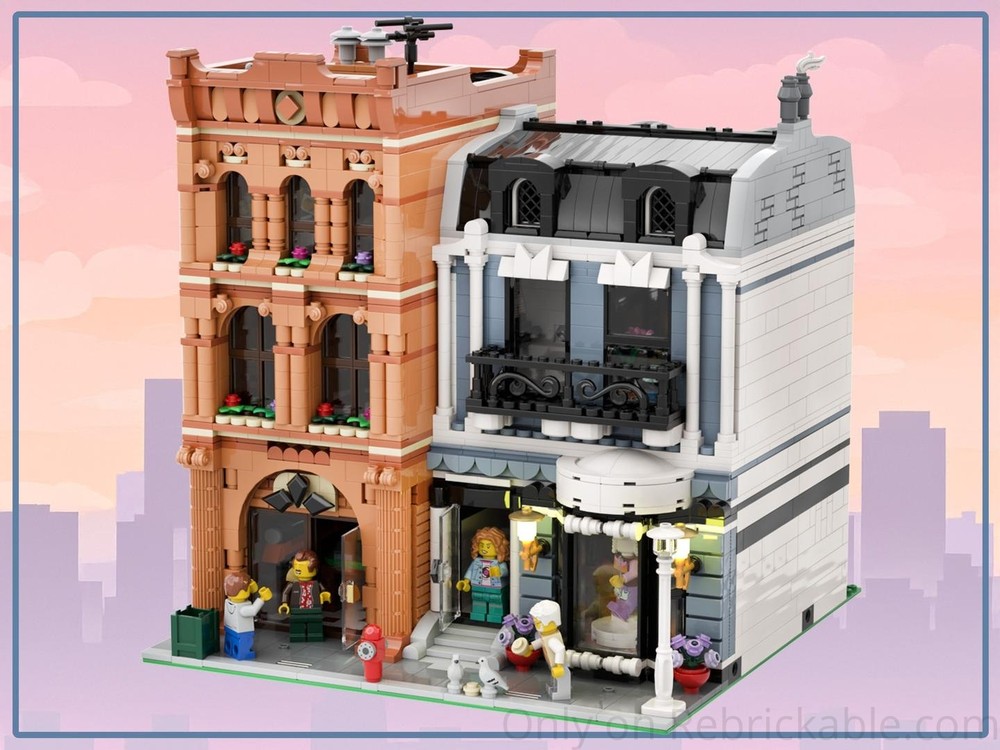 LEGO MOC-244323 Shopping Street by Mikey_Brickalloti | Rebrickable ...