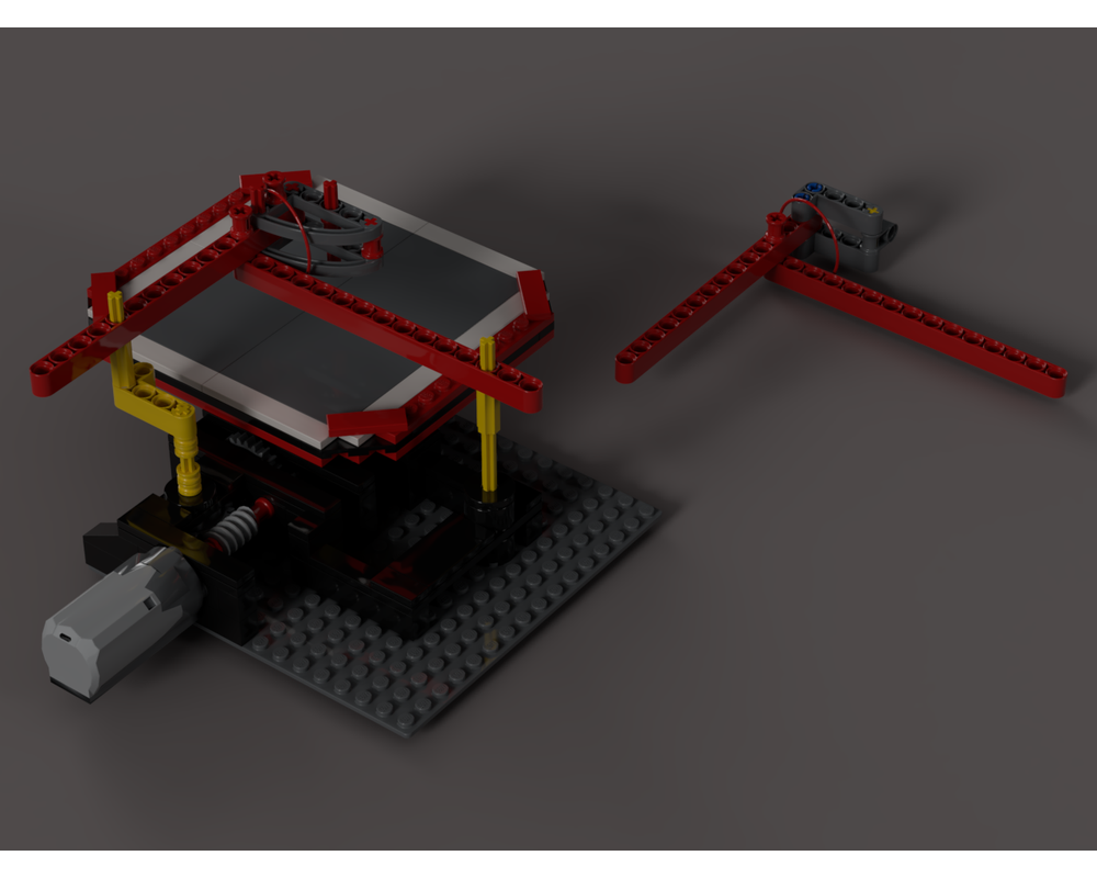LEGO MOC Modified Simple Drawing Machine (Spirograph) by JanBassett ...