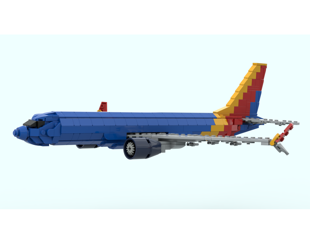 LEGO MOC-244351 Boeing 737 MAX 8 - Southwest Livery by boudjeml ...