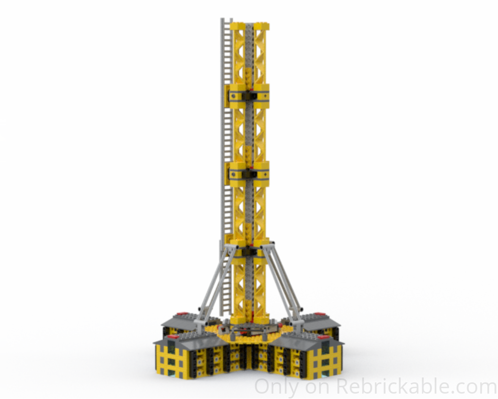 LEGO MOC Tower Crane Base by Woeff Bricks | Rebrickable - Build with LEGO