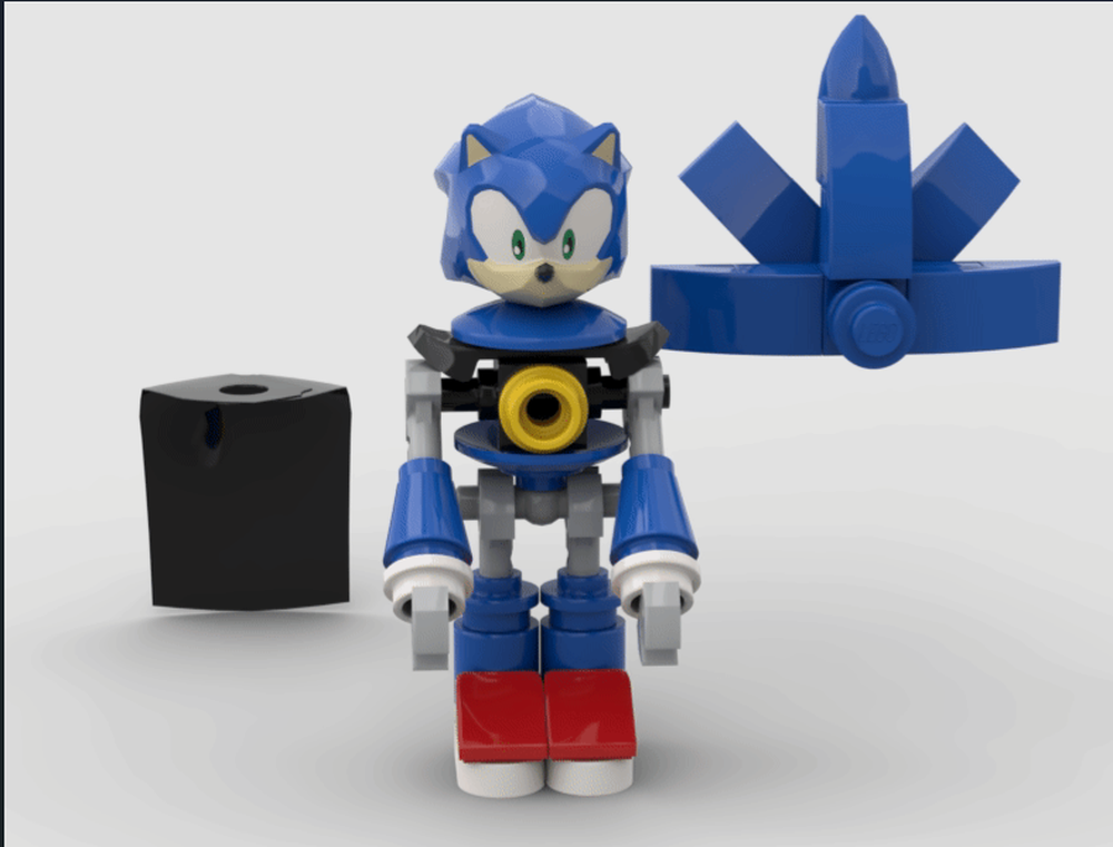 LEGO MOC Neo Metal Sonic by SuperS0nic104 | Rebrickable - Build with LEGO