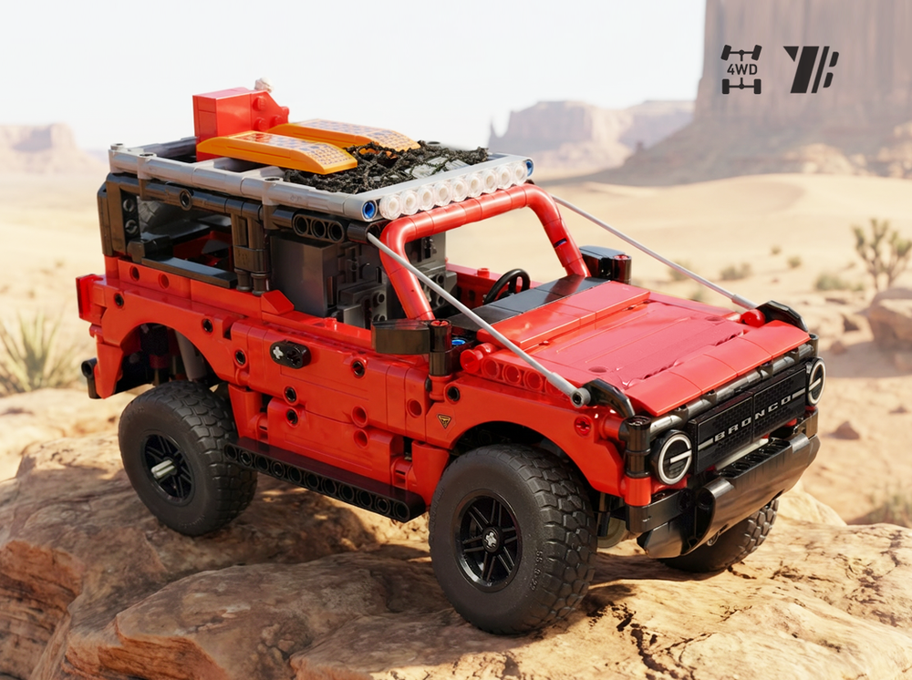 LEGO MOC 42213 Ford Bronco TRX4M style by mirrorbricks | Rebrickable ...
