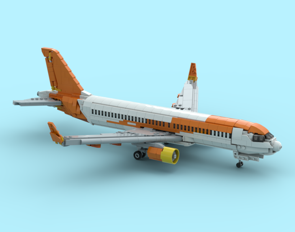 LEGO MOC Easy Jet Airbus A320 by ryangc_productions | Rebrickable ...