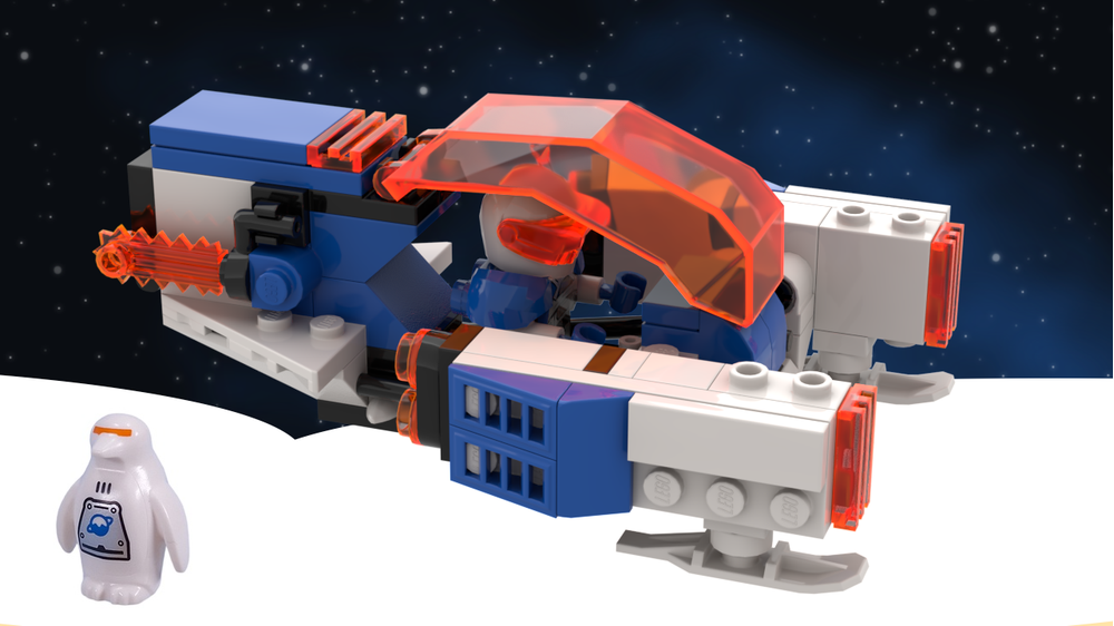 LEGO MOC Ice Planet: Reimagined Hoverbike 30663 by watson.lego ...
