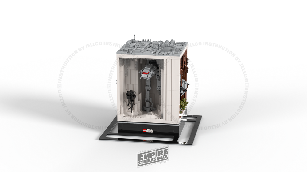 LEGO MOC-244487 Micro Diorama : Imperial Army - Rotating Display Stand ...
