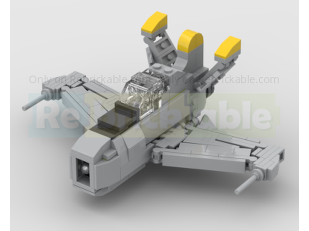 LEGO MOC XF-85 Goblin (experimental cold war "parasite" jet) by sir ...