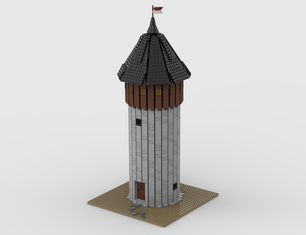 LEGO MOC-244520 medieval tower by Vinceslav | Rebrickable - Build with LEGO