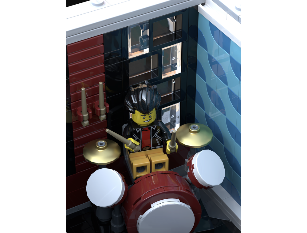 LEGO MOC-244522 The Music store - Modular building by raguidel ...