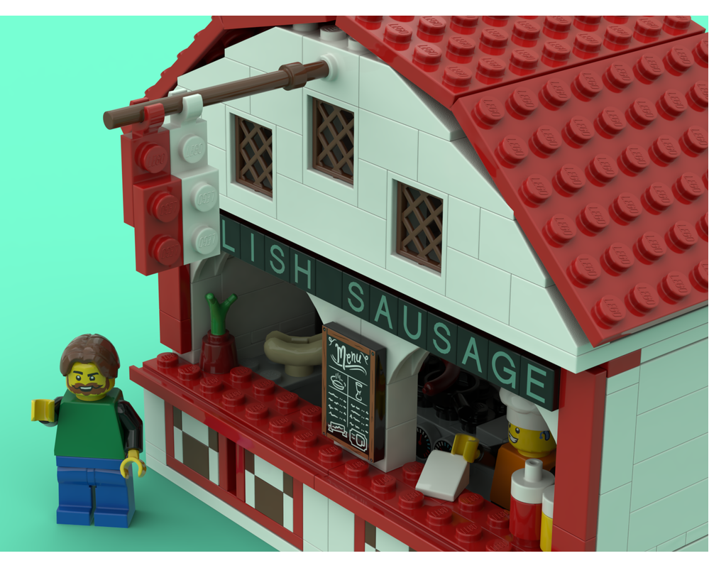 LEGO MOC-244534 Polish Sausage Food Stand by kacper_kry | Rebrickable ...