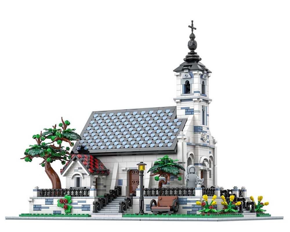 LEGO MOC-244539 City Church by mandrak | Rebrickable - Build with LEGO
