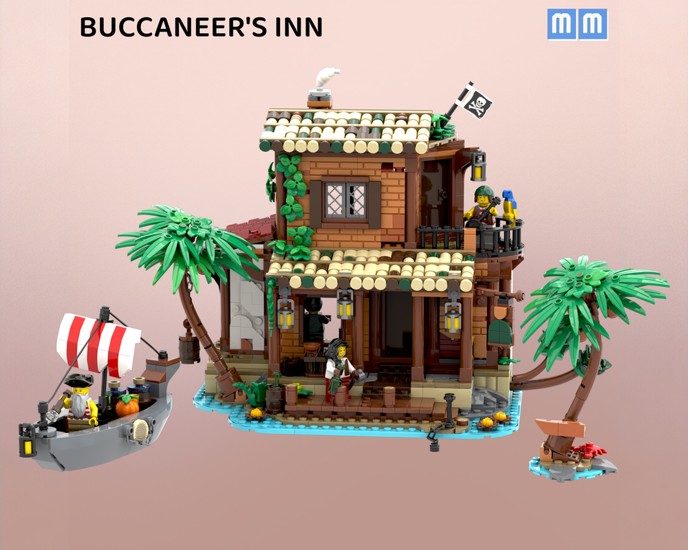 LEGO MOC-244545 Buccaneer's Inn by montymatte | Rebrickable - Build ...