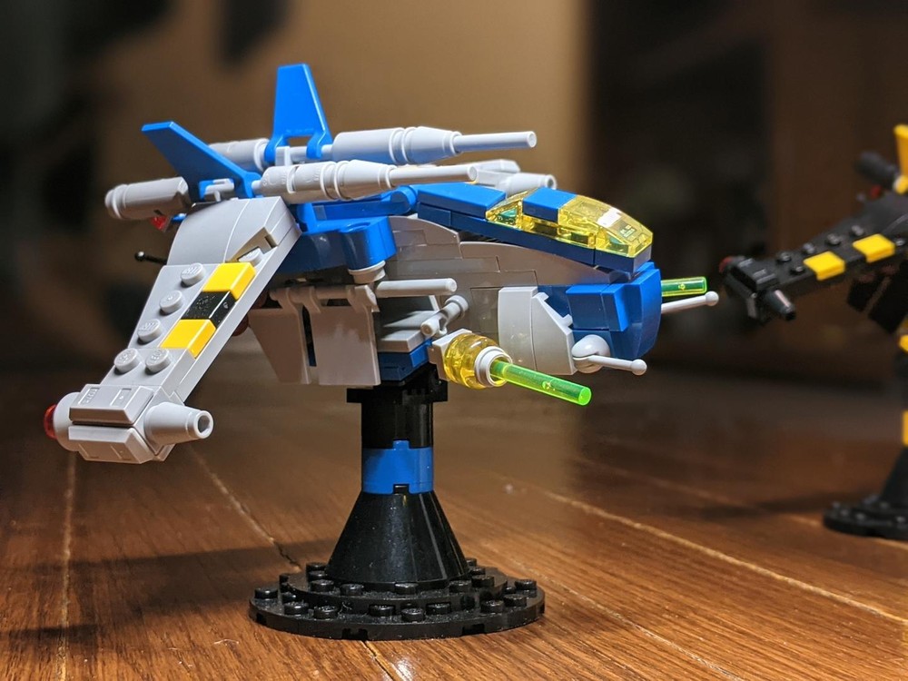 LEGO MOC Classic Space & Blacktron I Republic Gunships 1:144 - Mini by ...