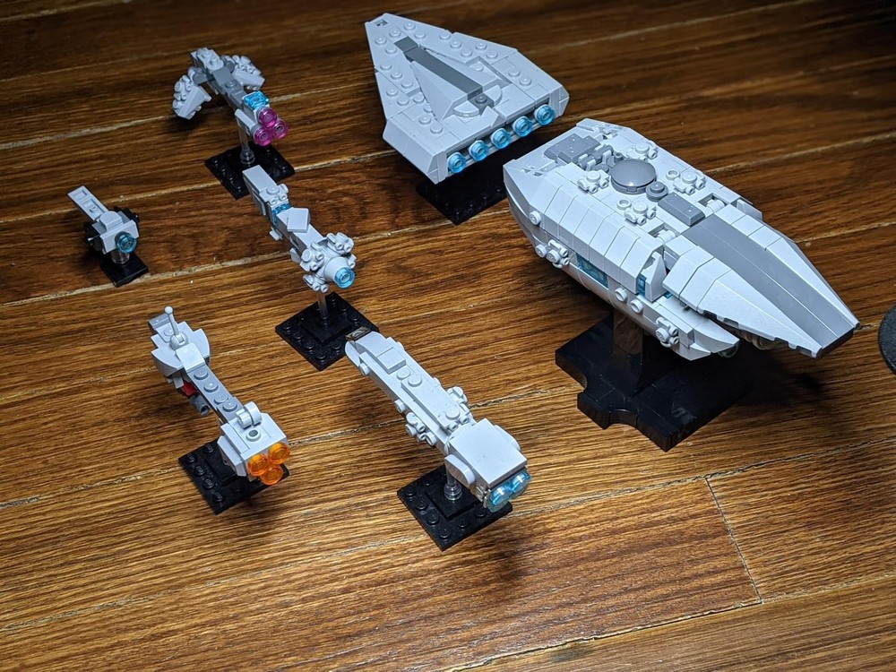 LEGO MOC-244557 Imperial Escort Fleet 1:3300 - Companion MOC to 75394 ...