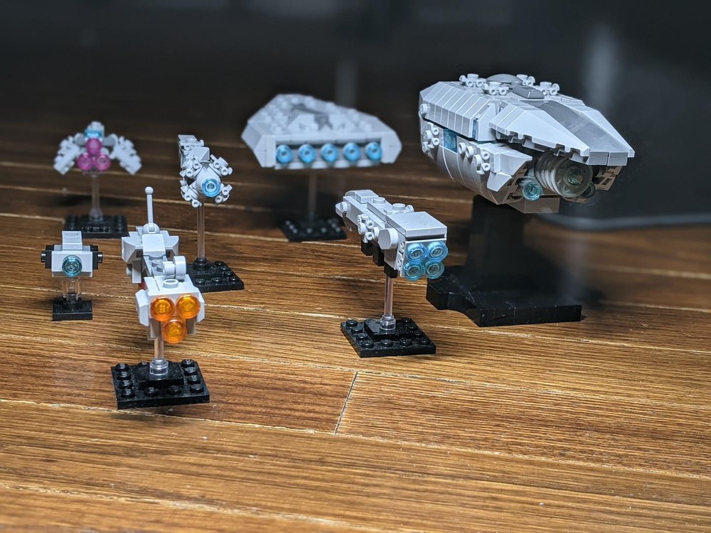 LEGO MOC-244557 Imperial Escort Fleet 1:3300 - Companion MOC to 75394 ...