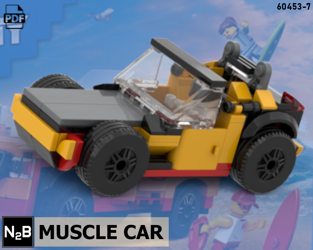 LEGO MOC-244571 60453-7 MUSCLE CAR by n2brick | Rebrickable - Build ...