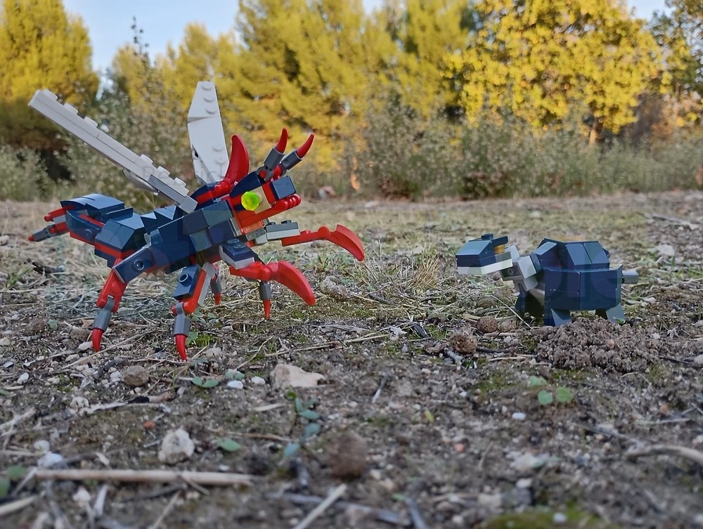 LEGO MOC x2 31088 ARK: Rhyniognatha and Carbonemys by Duddy ...