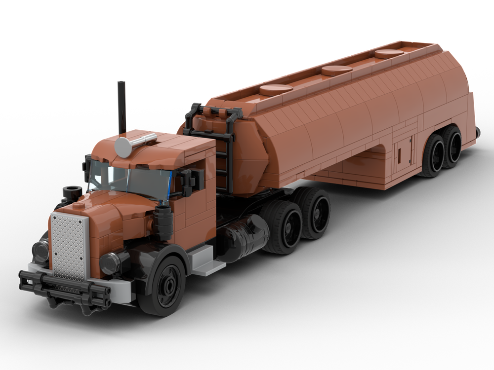 LEGO MOC-244583 Peterbilt 281 Tanker Truck by Dongeraldo | Rebrickable ...