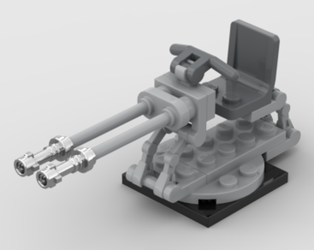 LEGO MOC Machine Gun by Plain_Demon | Rebrickable - Build with LEGO