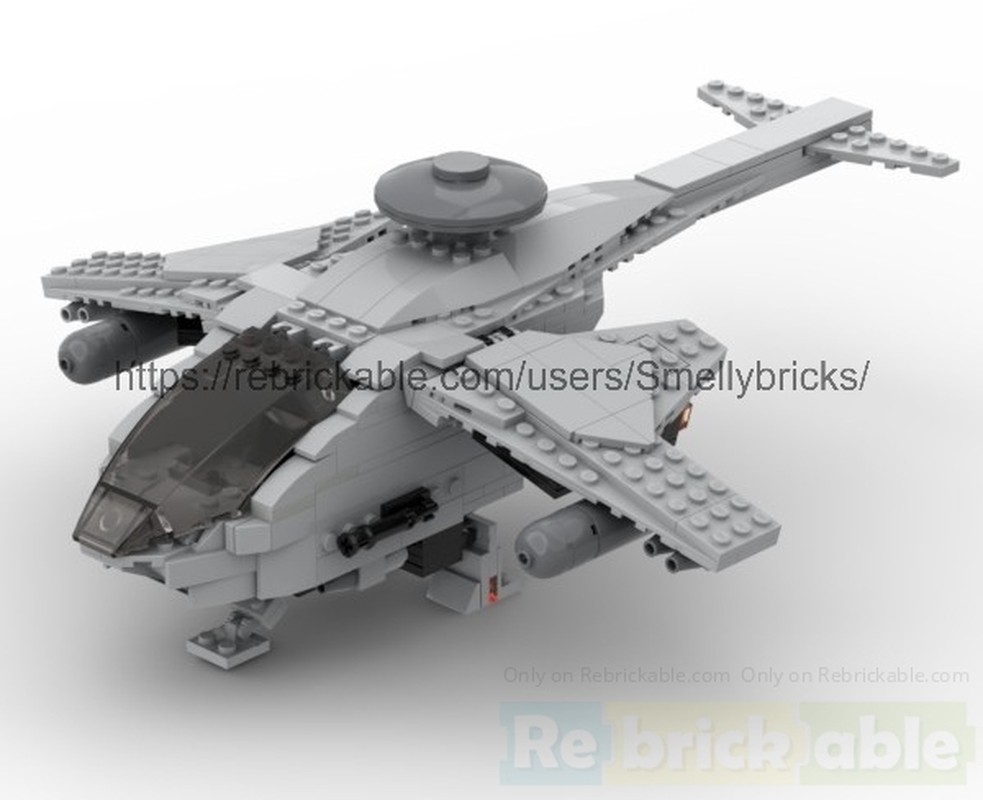 LEGO MOC UF-9 Skylark by Smellybricks | Rebrickable - Build with LEGO