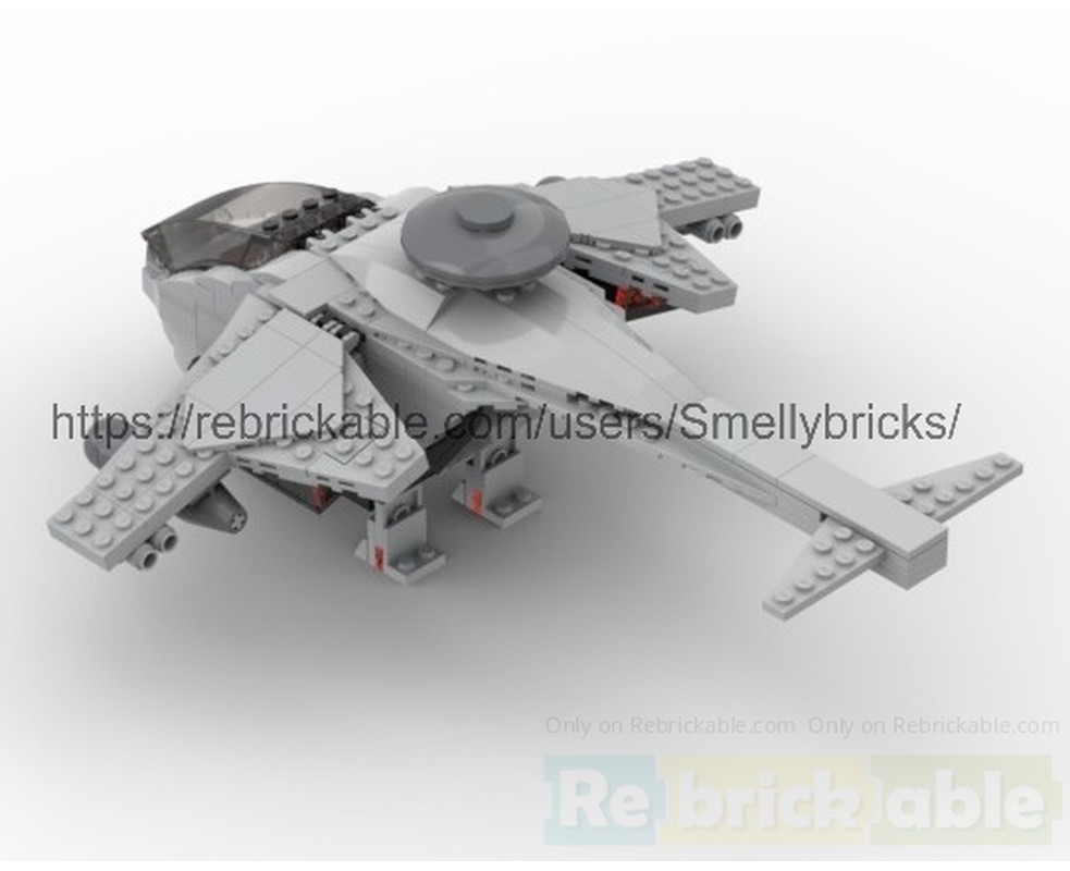 LEGO MOC UF-9 Skylark by Smellybricks | Rebrickable - Build with LEGO
