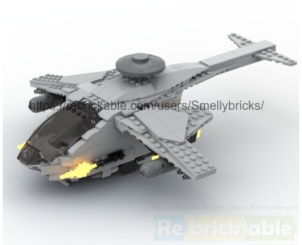 LEGO MOC UF-9 Skylark by Smellybricks | Rebrickable - Build with LEGO