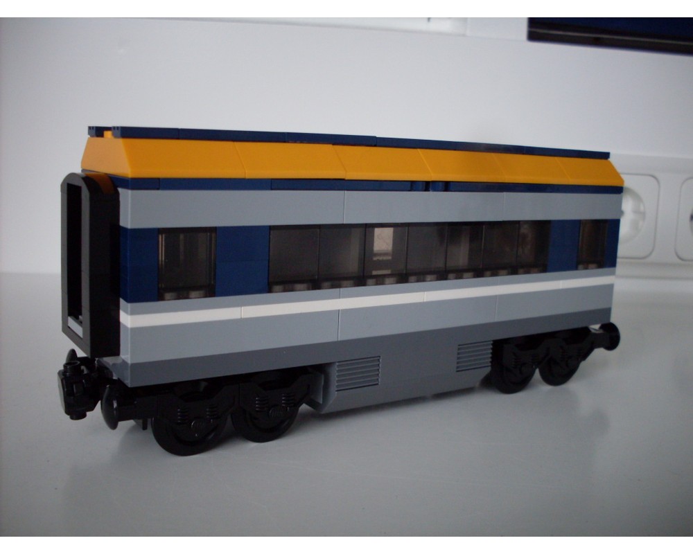 LEGO MOC-24469 Passenger Train Sleeper Car (Train 2019) | Rebrickable ...