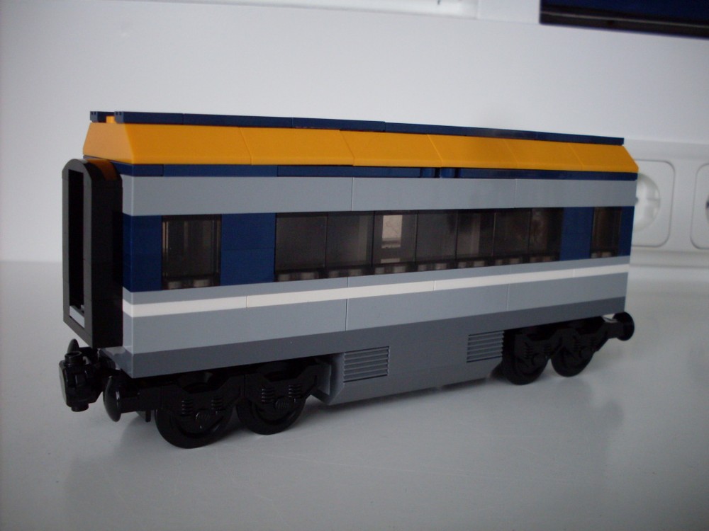 LEGO MOC Passenger Train Sleeper Car by Lucky-Ramses | Rebrickable ...