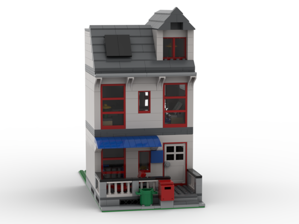 LEGO MOC Modular City House by BrickAndBuildsI | Rebrickable - Build ...