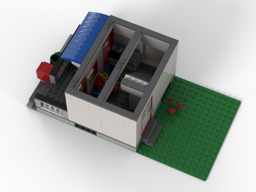 LEGO MOC Modular City House by BrickAndBuildsI | Rebrickable - Build ...