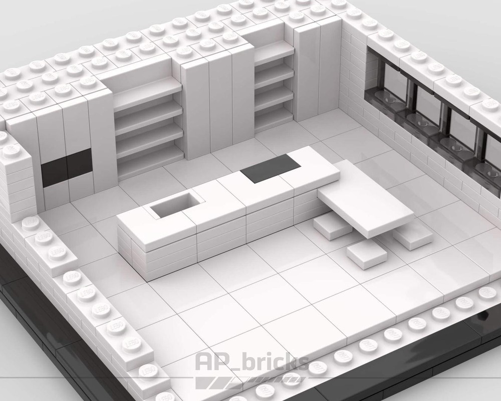 LEGO MOC-244733 MINIMAL_KITCHEN_1_scale_1:85 by AP_bricks | Rebrickable ...