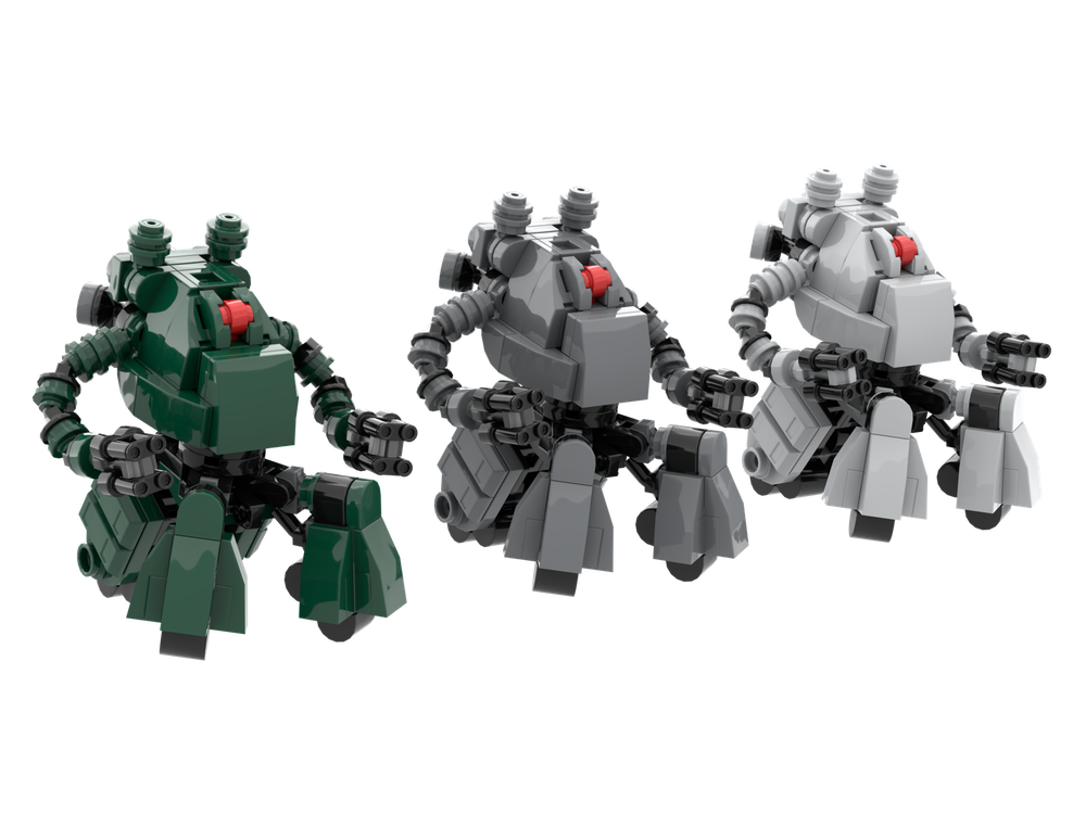 LEGO MOC Fallout 4 Sentry Bot by Rossco311 | Rebrickable - Build with LEGO