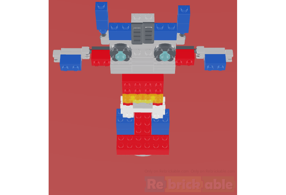 LEGO MOC posable Optimus prime by nfrealmusic13 productions ...