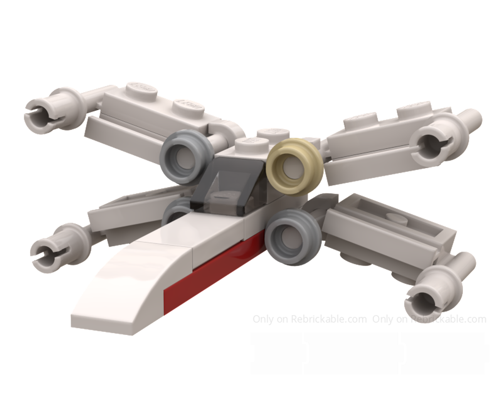LEGO MOC Mini Scale X wing starfighter by TheBrickOfBobaFett ...