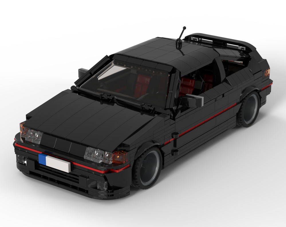 LEGO MOC Honda CRX Tuned MOD by Linse | Rebrickable - Build with LEGO