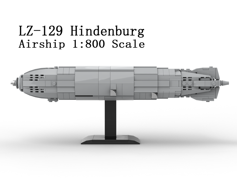 LEGO MOC-244948 LZ-129 Hindenburg 1:800 Scale by sea2sea | Rebrickable ...