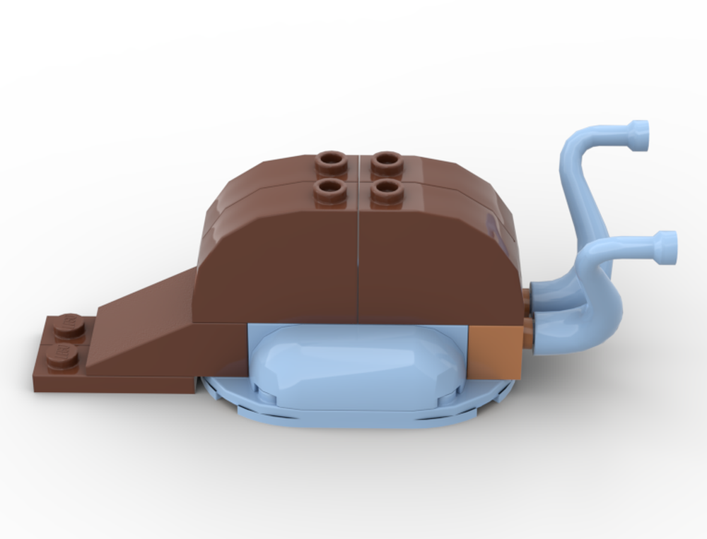 LEGO MOC snail by CrabBrickBuilds | Rebrickable - Build with LEGO