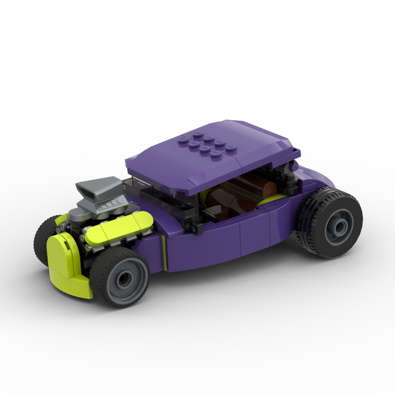 LEGO MOC 60485 hotrod 8 stud wide by VincentDeJong | Rebrickable ...