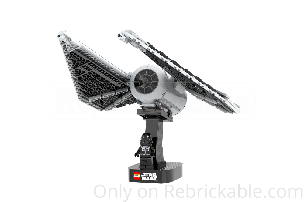 LEGO MOC TIE Striker - Flight stand by Pixelated Brick | Rebrickable ...