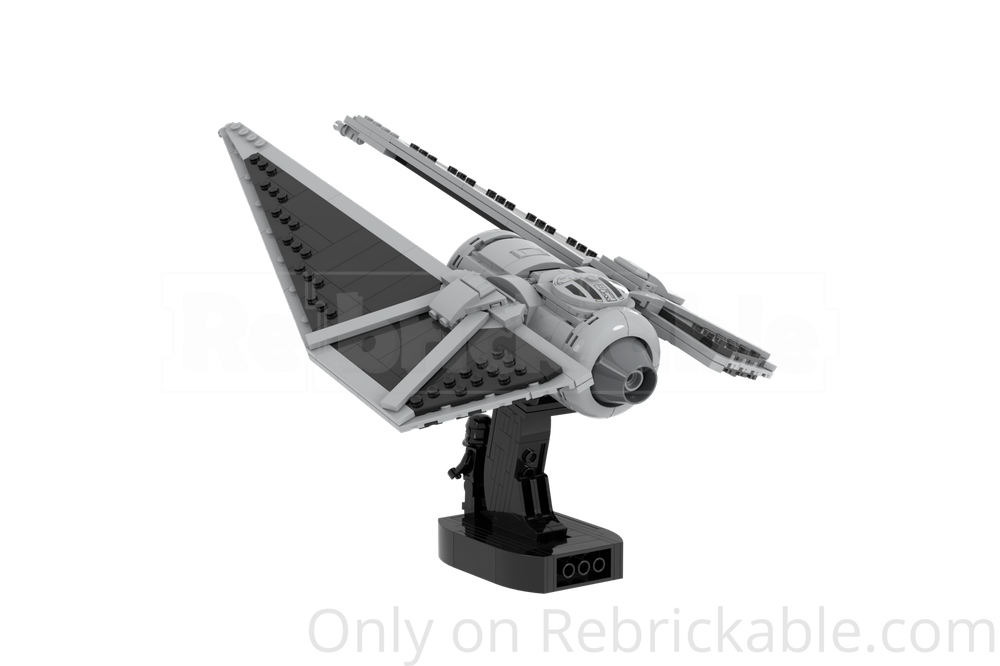LEGO MOC TIE Striker - Flight stand by Pixelated Brick | Rebrickable ...