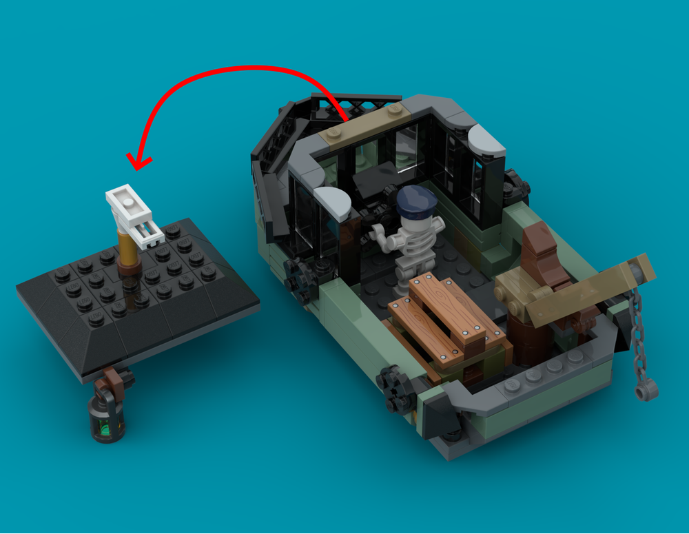 LEGO MOC Fishing Boat and Farmhouse by Lefty2444 | Rebrickable - Build ...