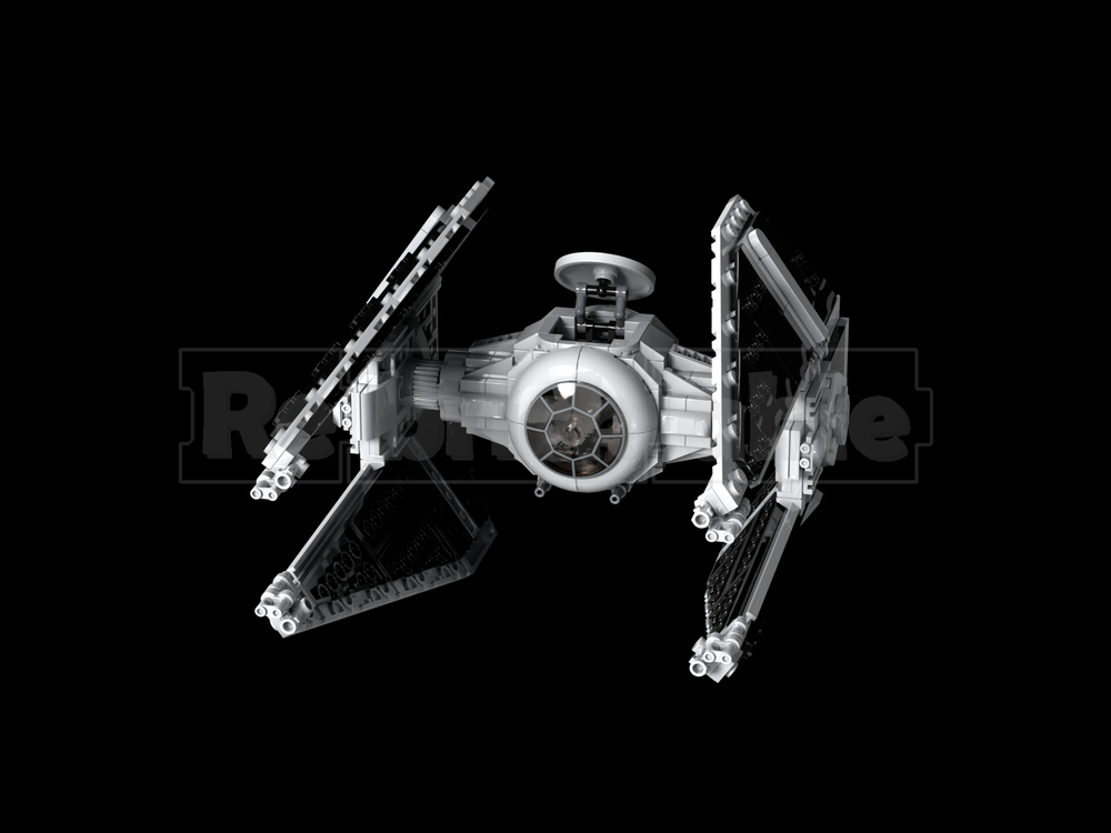 LEGO MOC-244978 Imperial TIE Interceptor v2.0 by Pixelated Brick ...
