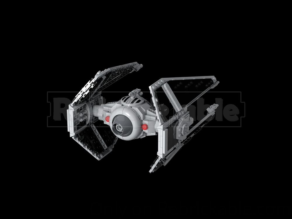 LEGO MOC-244978 Imperial TIE Interceptor v2.0 by Pixelated Brick ...