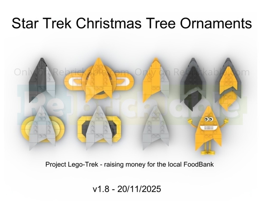 LEGO MOC-244988 Star Trek Christmas Tree Ornaments by Sendek ...