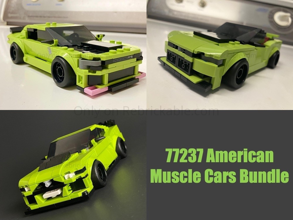 LEGO MOC 77237 American Muscle Cars Bundle by NJDesign | Rebrickable ...