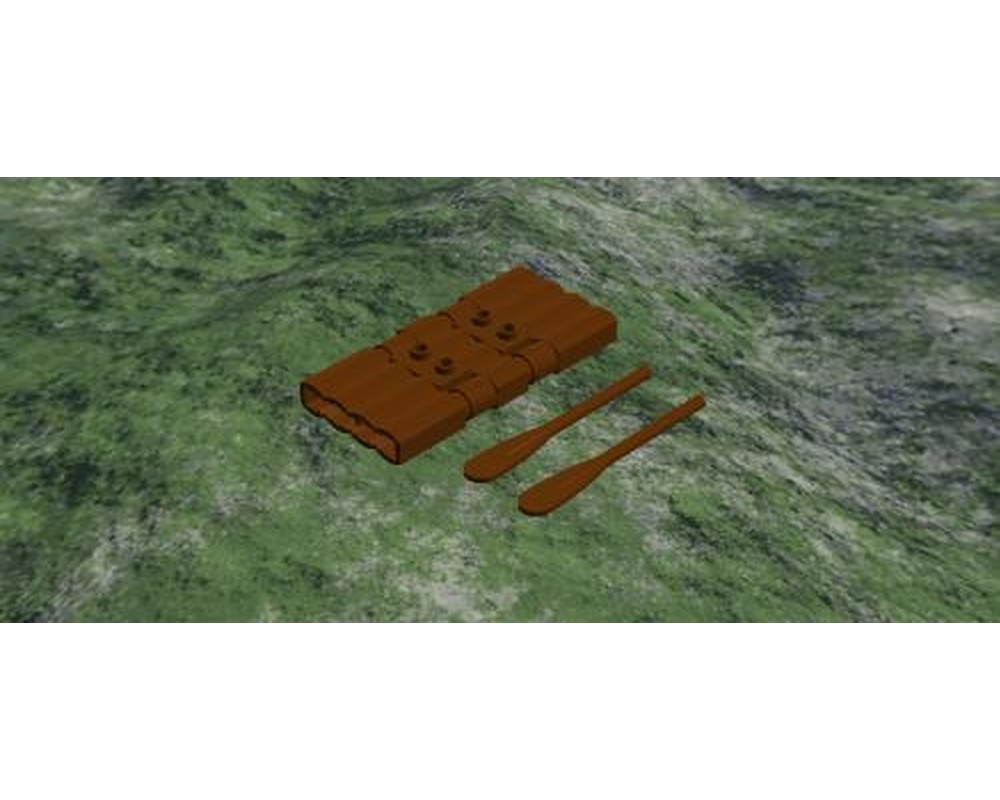 LEGO MOC Raft by Jantine | Rebrickable - Build with LEGO