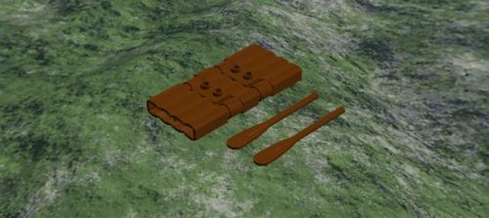 LEGO MOC Raft by Jantine | Rebrickable - Build with LEGO