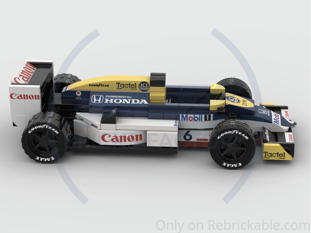 LEGO MOC-245032 F1 Williams FW11B by Pit Lane Bricks Factory ...