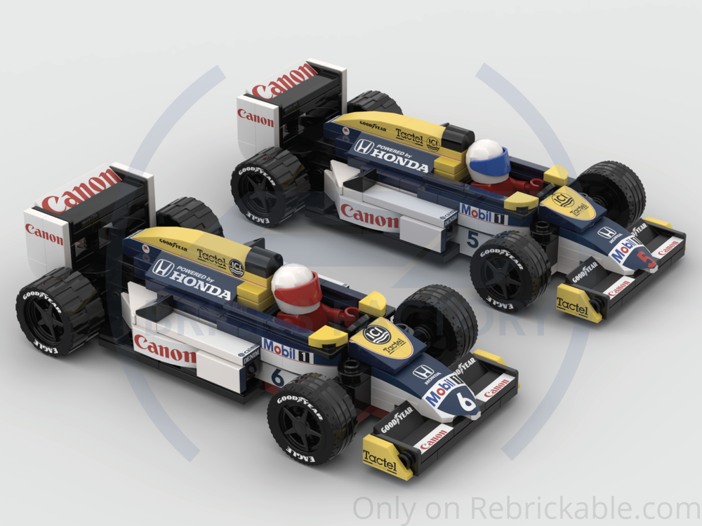 LEGO MOC-245032 F1 Williams FW11B by Pit Lane Bricks Factory ...